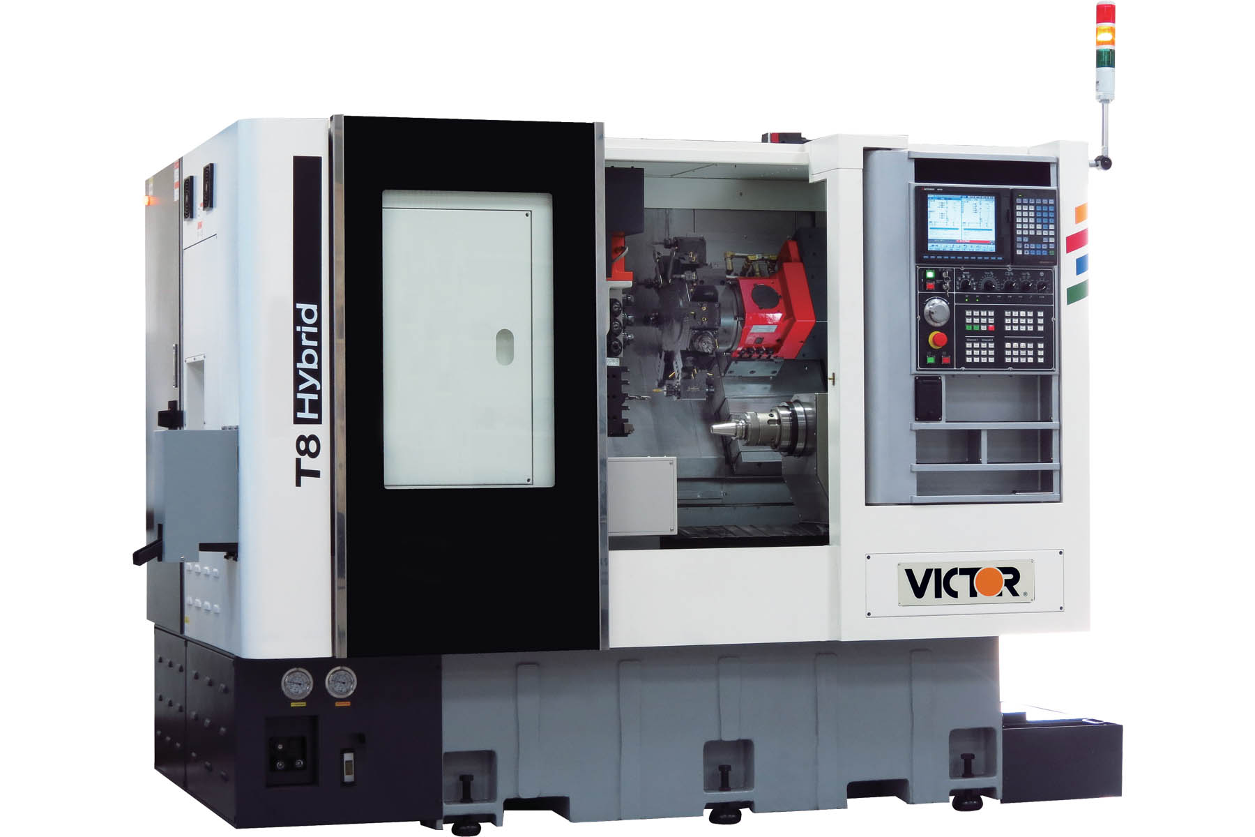 T-8 CNC Hybrid Turret Lathe